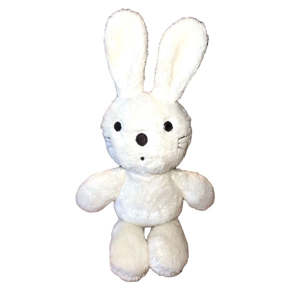GAP | Toys | Baby Gap White Bunny Rabbit Plush Open Mouth Lovey Inches ...